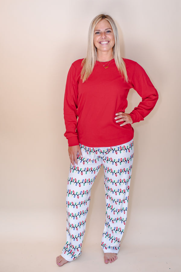 Adult Crewneck Top Christmas Pajama - ARB Blanks