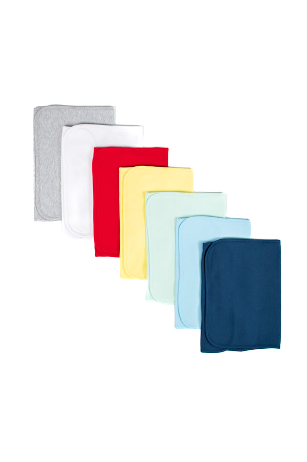 Plain Baby Burp Cloths – Cotton & Chenille | 7 Colors | Embroidery ...